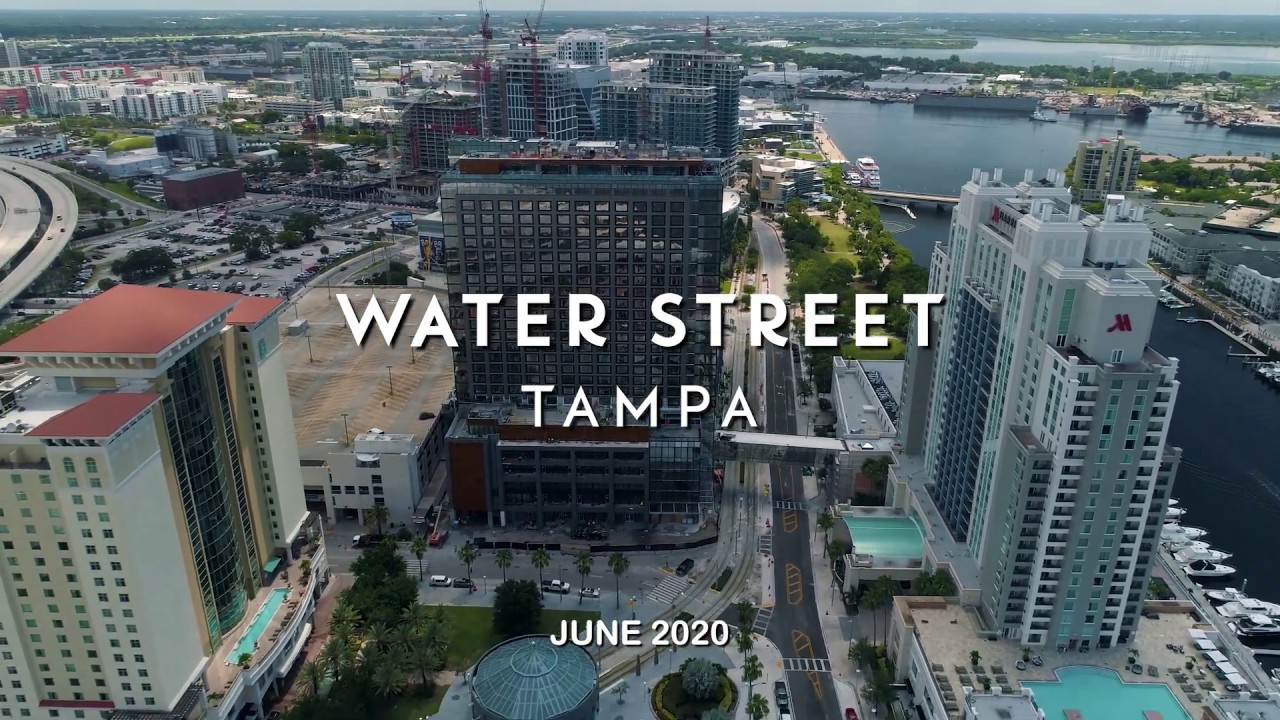 Water Street, Tampa FL; June 2020, 4k - YouTube