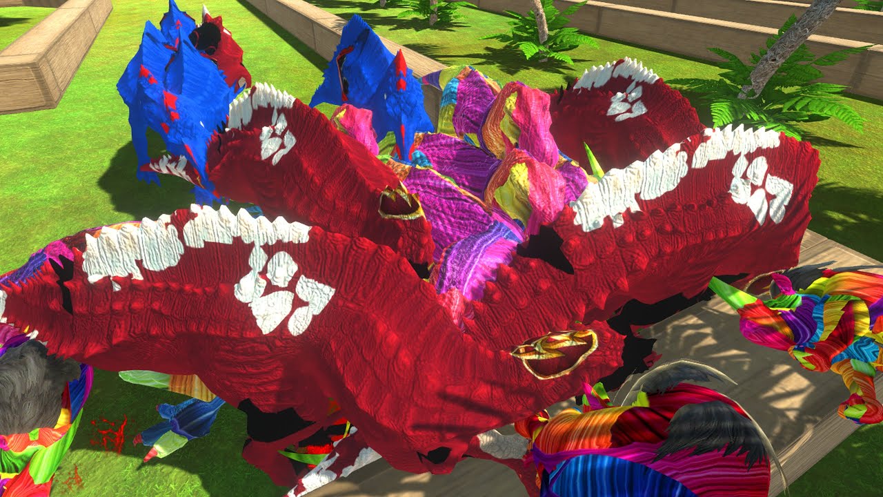 NEW COLORS CHASE SPEED RACE TO EAT AN COLOR PIG - Animal Revolt Battle ...