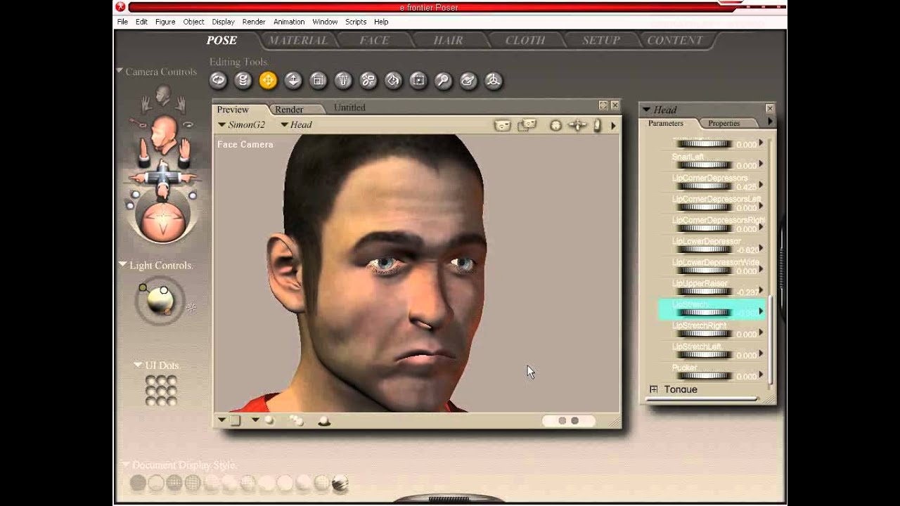 Discovering Poser, Face, one - YouTube