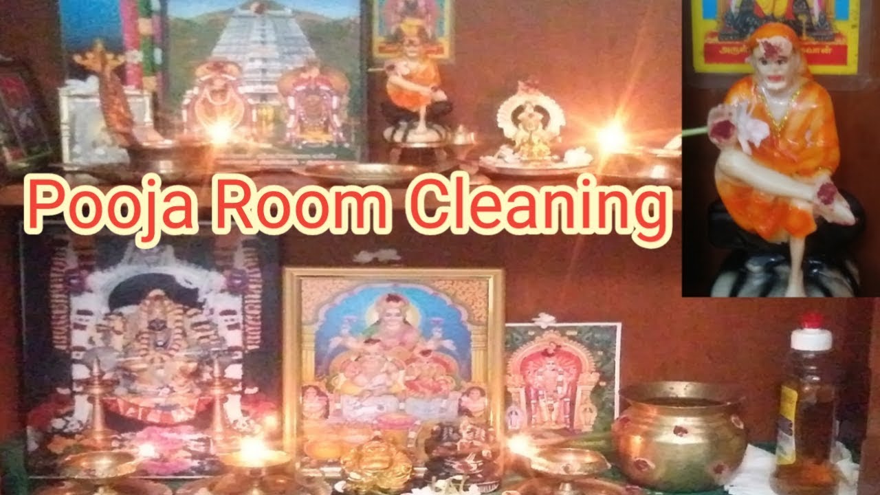 Pooja Room Cleaning-Pooja Materials Cleaning Tips-Small Pooja Room ...