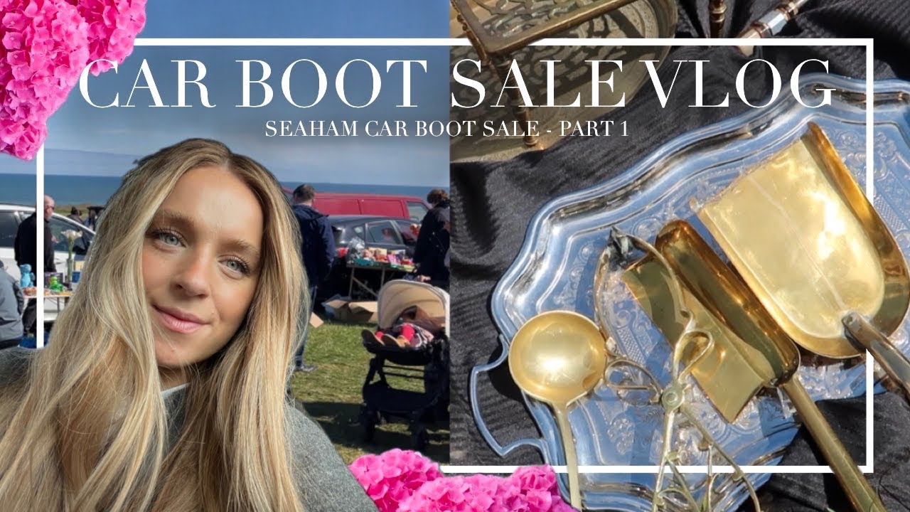 SUMMER CAR BOOT SALE VLOG | Part 1 | Hunting for treasure at SEAHAM CAR ...