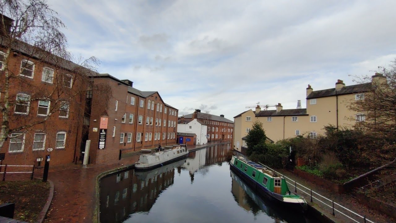 [4K] 🇬🇧 Birmingham Lock Canals - Lock 1 Farmers Bridge Locks - YouTube