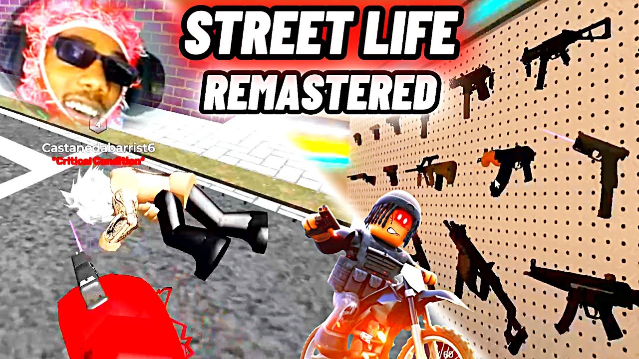 OPPS TRYING TO CRAWL AWAY FROM SHOTS | Roblox Street Life Remastered ...