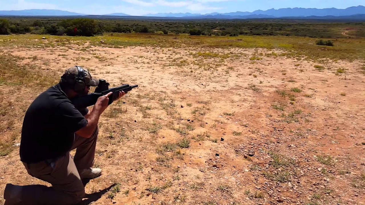 EJ Shooting a PMP Nkunzi PAW 20X42mm Rifle with a SAPHEI round at a car ...