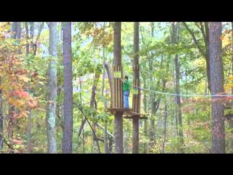 Go Ape Williamsburg, Va Zip Line - YouTube