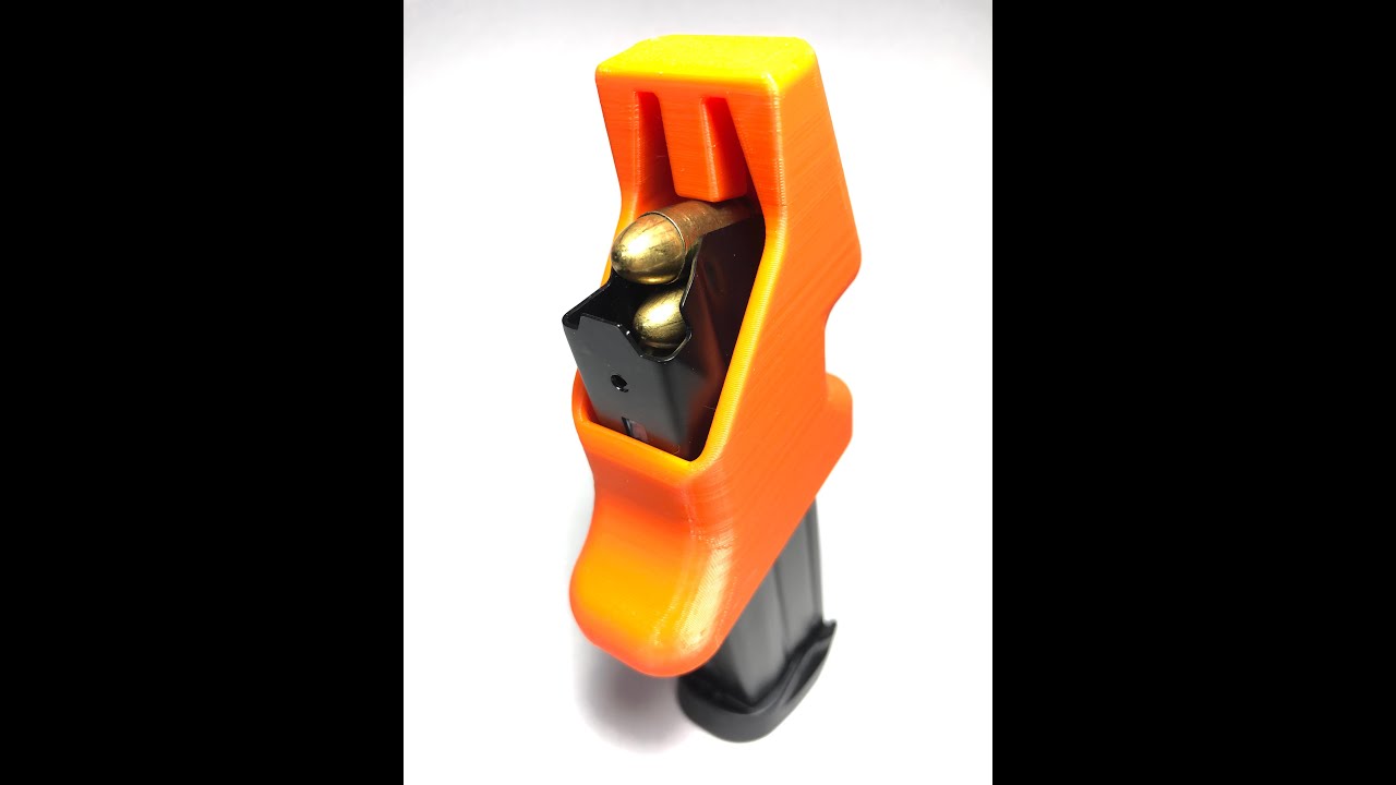 IWI MASADA 9mm Mag Speedloader - 17 round 9mm mag loading - 2nd method ...