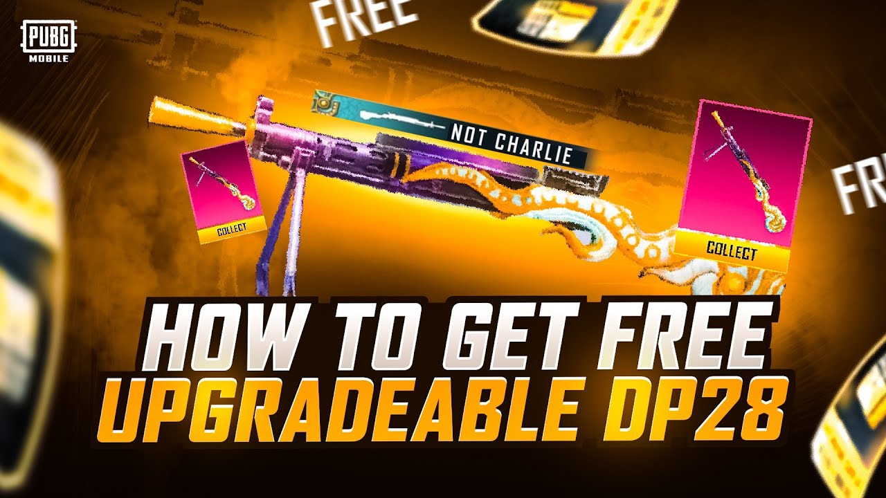 How To Get Upgradeable Dp 28 Gun | Get Free Upgradeable Gun | Pubg ...