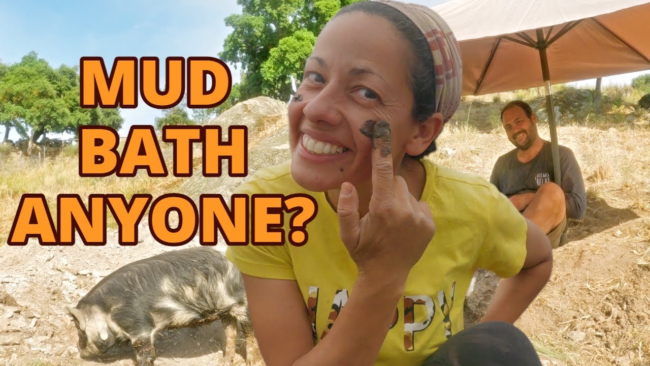 Digging a spring-fed PIG SPA out of solid rock - Off grid homestead living - YouTube