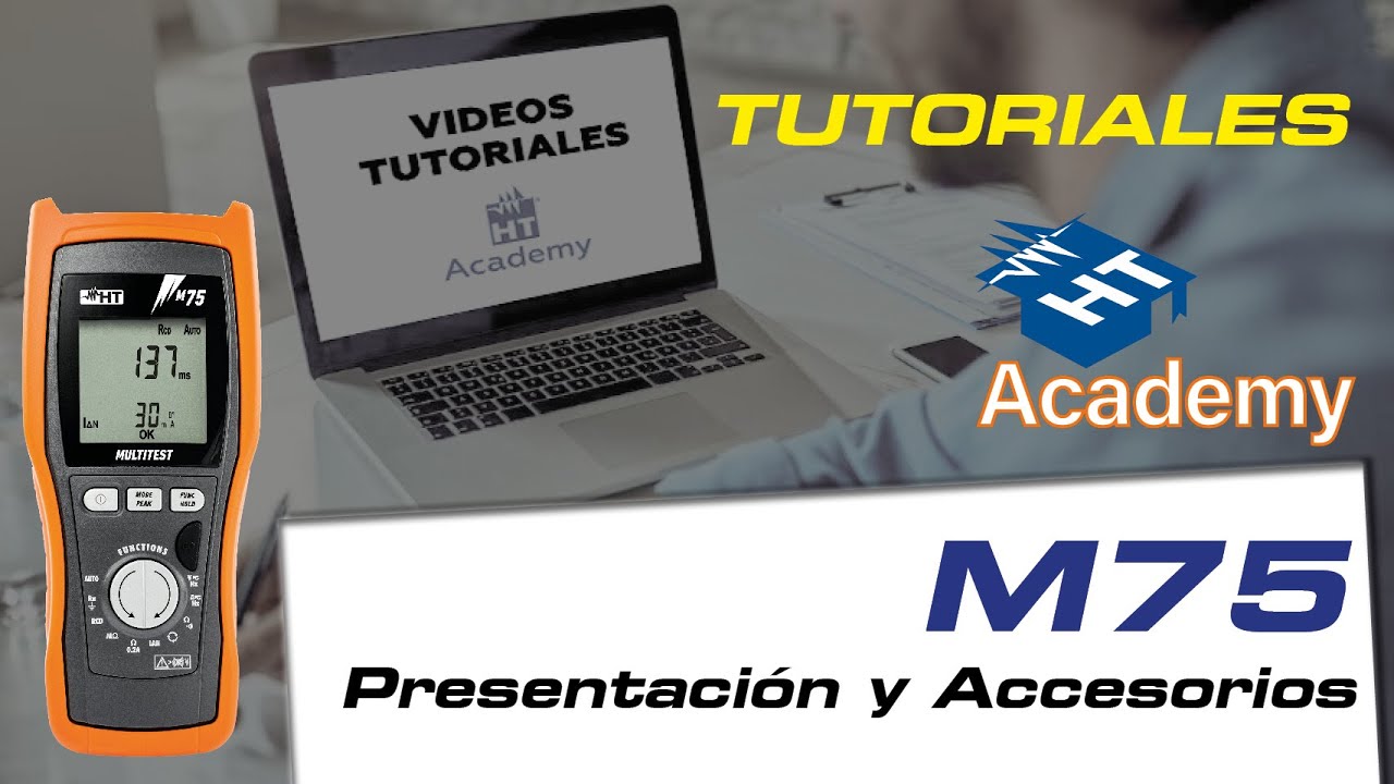 Tutoriales M75 Presentación con sus medidas y Accesorios en dotación ...
