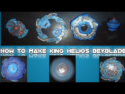 How to make King helios Beyblade with cardboard. - YouTube