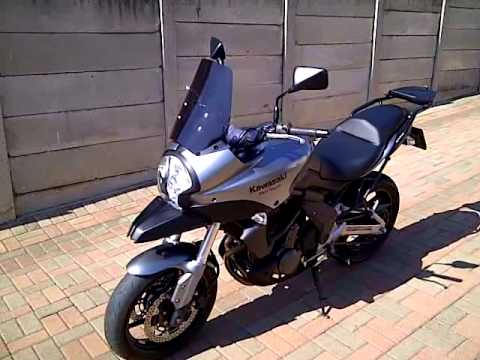 Kawasaki 2009 Versys Brilliant Custom Job by Custom Creations. - YouTube