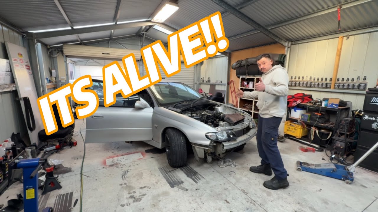 FIRST FIRE UP OF THE NEW ENGINE! - YouTube