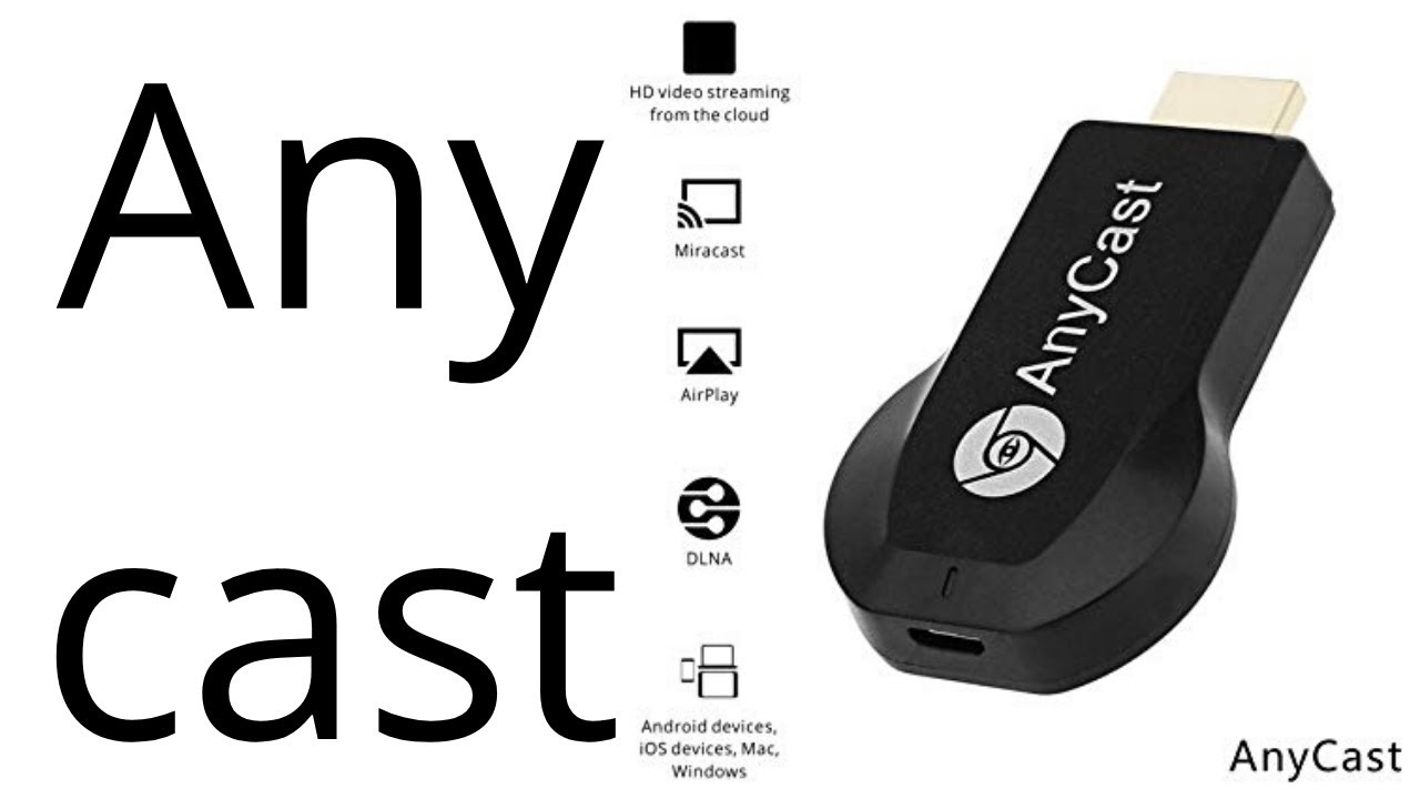 Anycast HDMI 1080P WiFi Dongle - YouTube