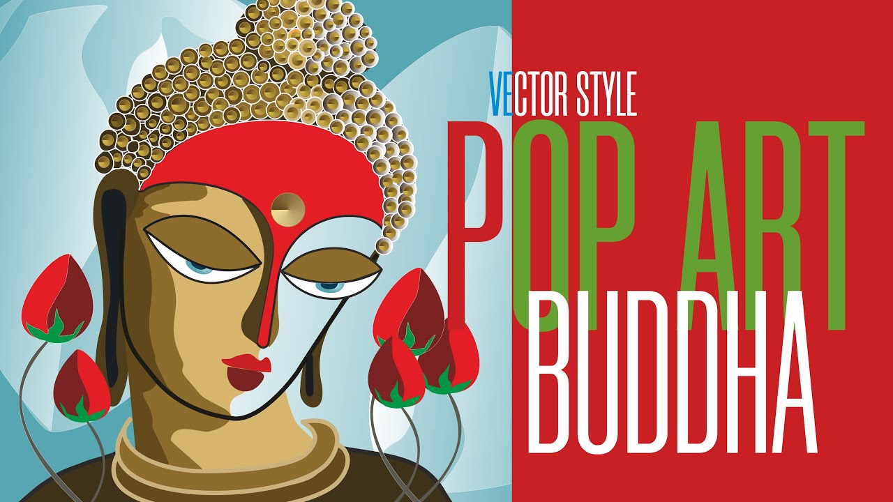 Buddha / Pop Art / Freehand with Mouse / Illustration / New Generation ...