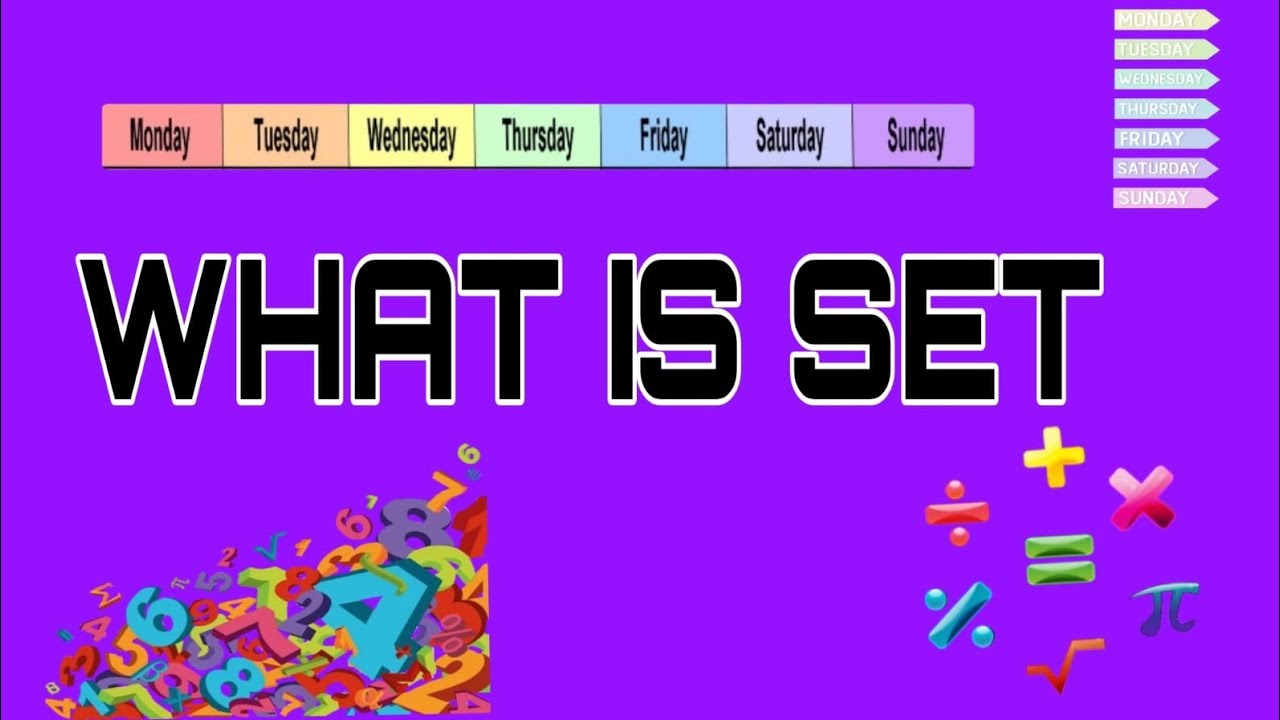 What Is Set mathematics YouTube