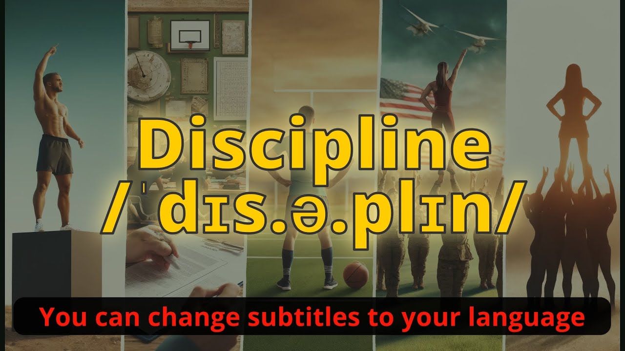Discipline meaning with 5 examples - YouTube