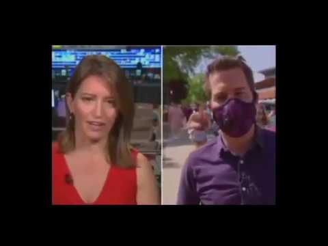 MSNBC Cameraman and crew caught not wearing masks, Reporter Cal Perry ...