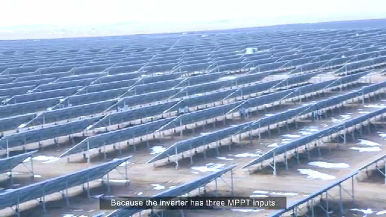Golmud 130 MW Smart PV Plant Video - YouTube