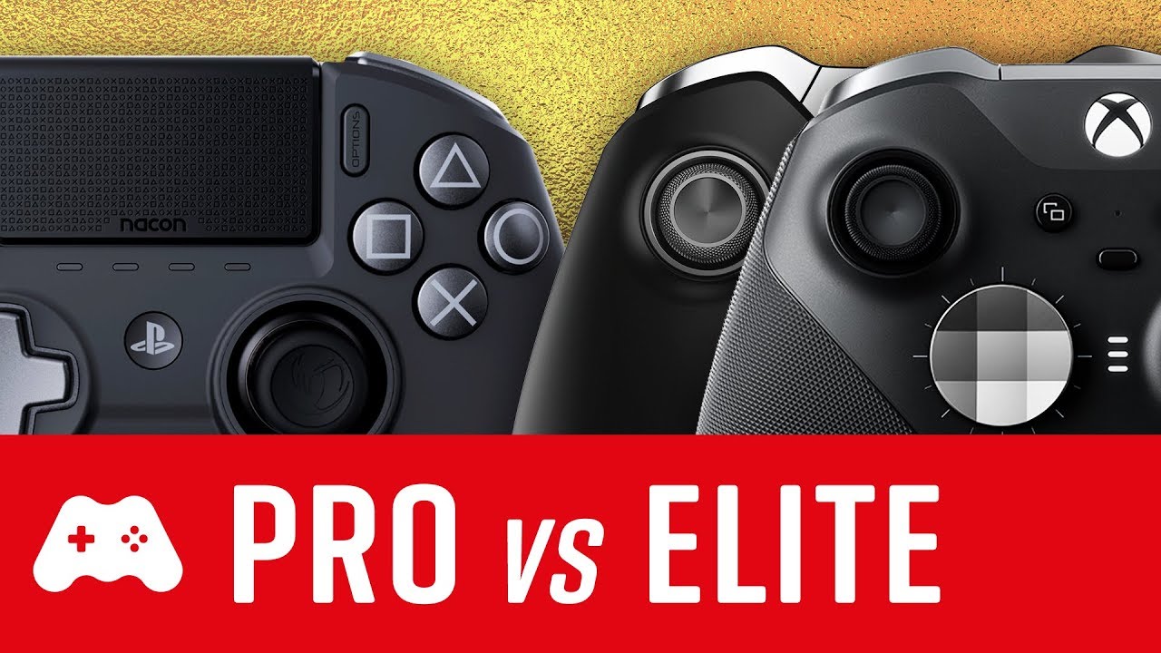 Bester Controller? PS4 Pro vs Xbox Elite - YouTube