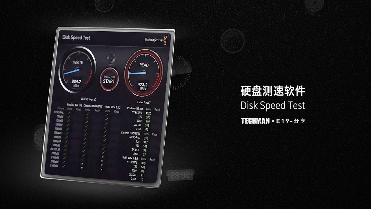硬盘速度有多快？Disk Speed Test 告诉你 - YouTube