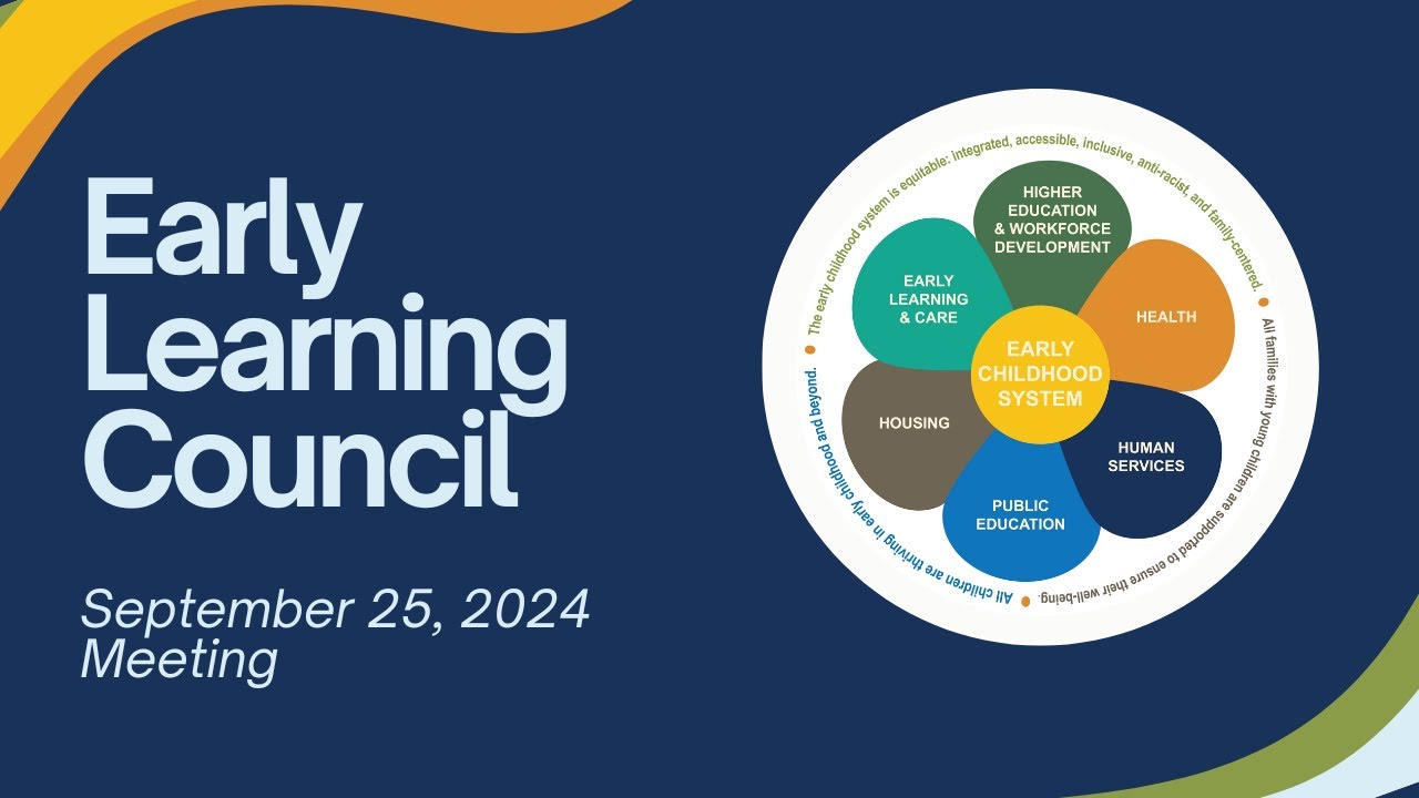 Early Learning Council - September 25, 2024 - YouTube