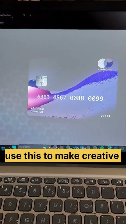 Credit Card Making Using Html Css Js 😈😁shorts Htmltutorial Html Css Webdev