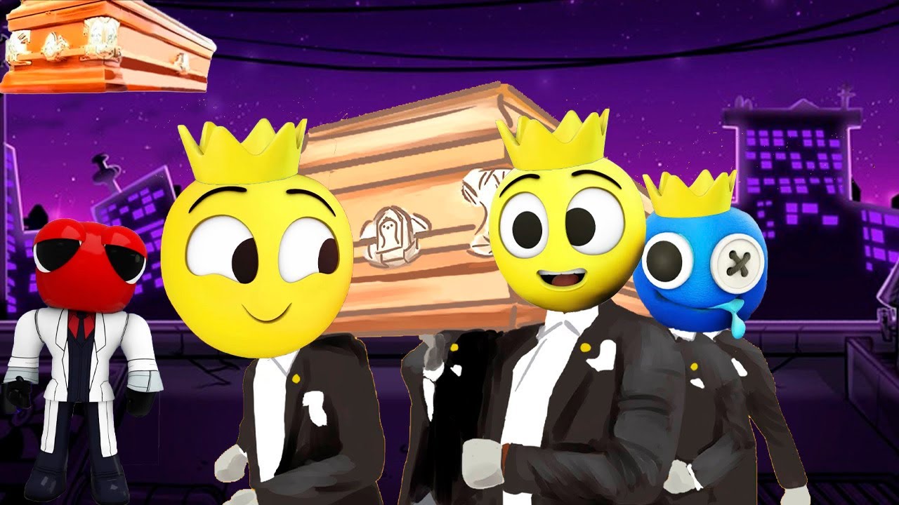 Blue Have a New BABY BLUE! Roblox Rainbow Friends Part2 COFFIN DANCE ...