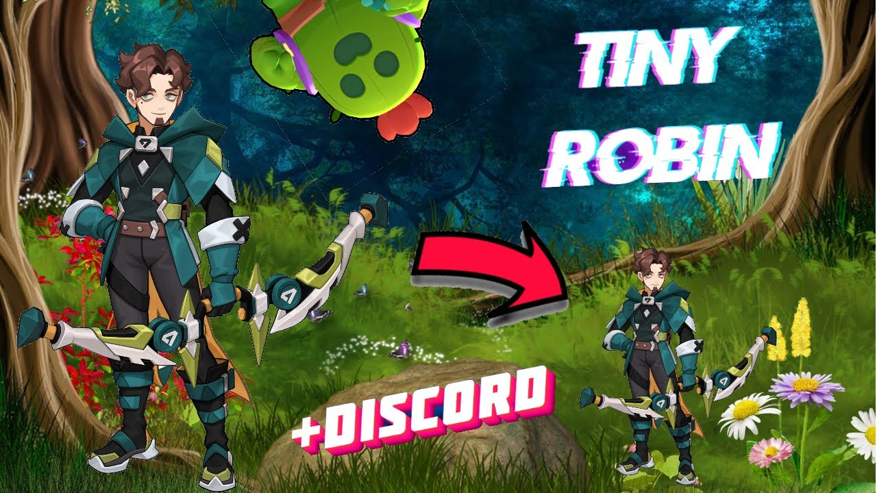 🤏 BIG TO TINY ROBIN IN SMASH LEGENDS! + DISCORD INVITE - YouTube
