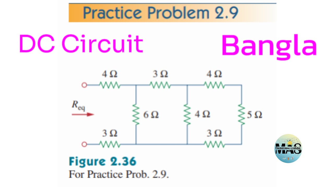 Fundamentals of Electric Circuits || Practice Problem 2.9 || Alexander ...