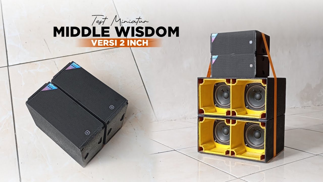 TEST MINIATUR LINE ARRAY WISDOM M10 VERSI 2 INCH‼️ FEAT SOUND MINIATUR ...