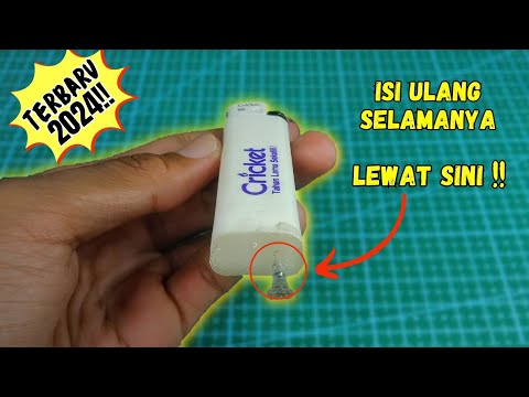 Membuat Lubang Pengisian Korek Cricket | Refill Korek Cricket - YouTube