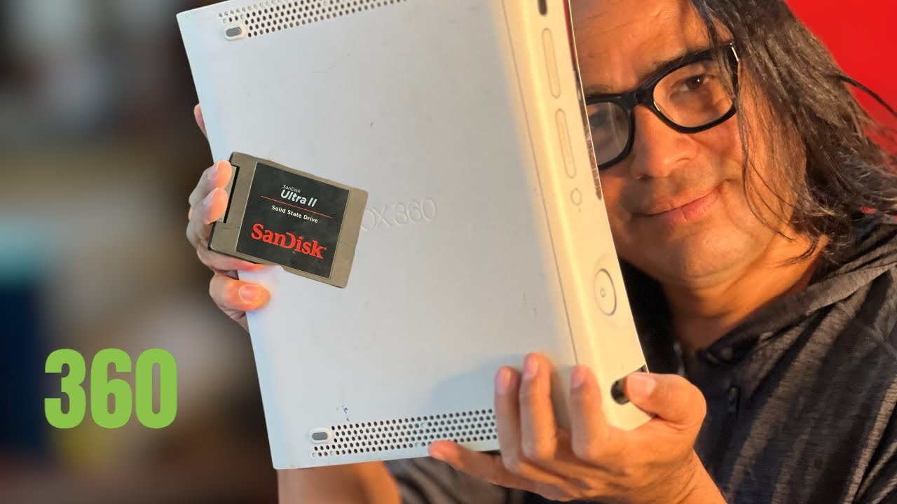 Poniendo SSD de 1000 GB a Xbox 360 Fat - YouTube