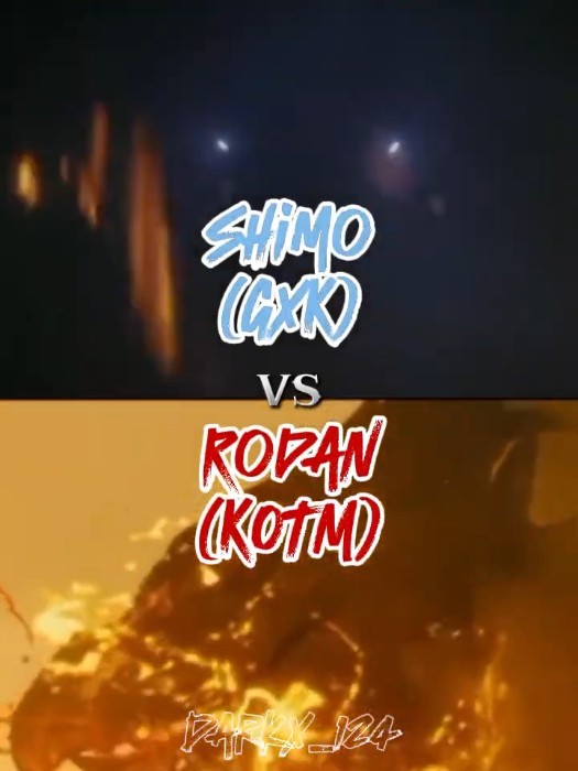 Último vídeo de 2024, Shimo (GXK) VS Rodan (KOTM) # ...