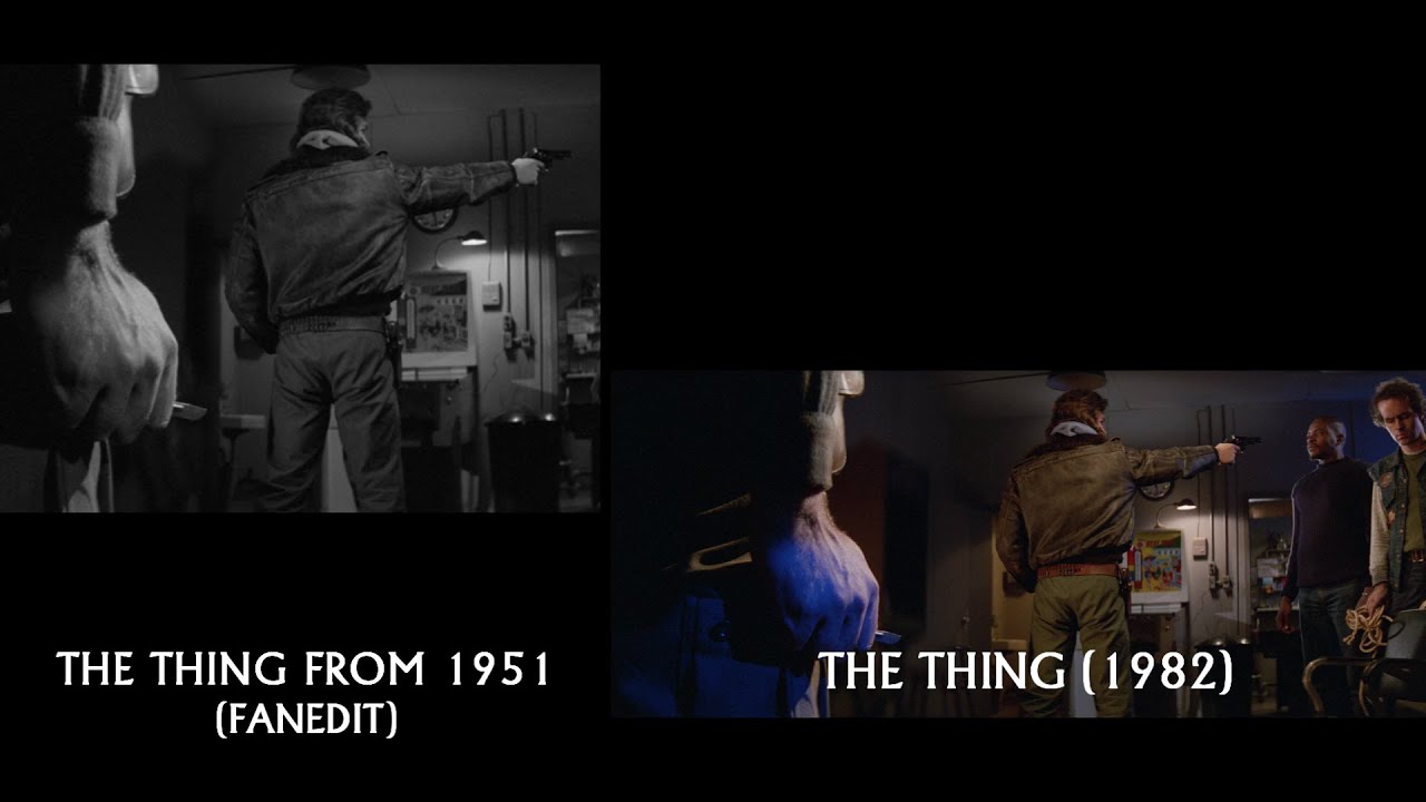 The Thing From 1951 - Prelude To Bloodtest (Scene Comparison) - YouTube