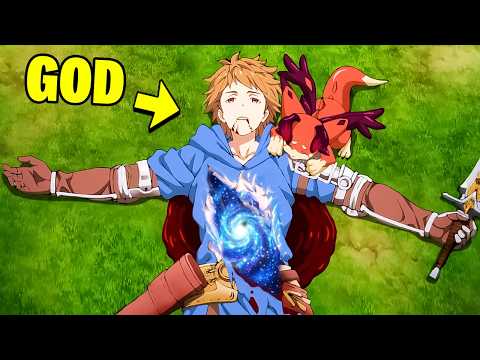 Loser dies protecting a sky goddess and revive insanely powerful | Anime recap
