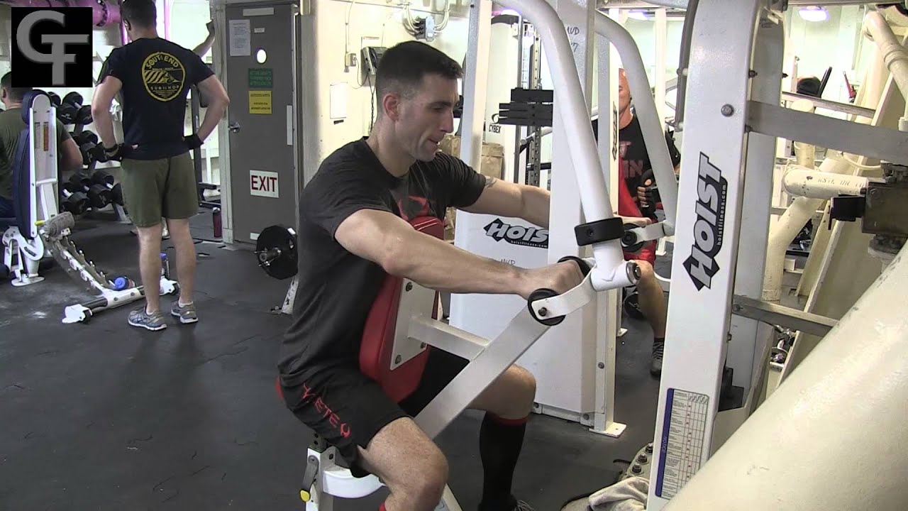 Machine Rear Delt Fly - YouTube