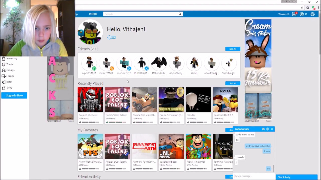 Roblox:gameplay#15 Finally have BC - YouTube