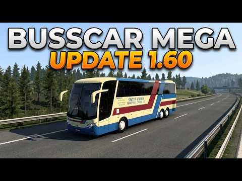 ETS2 - Busscar Mega Pack (Göteborg to Linköping Yolculuk + Update 1.60)