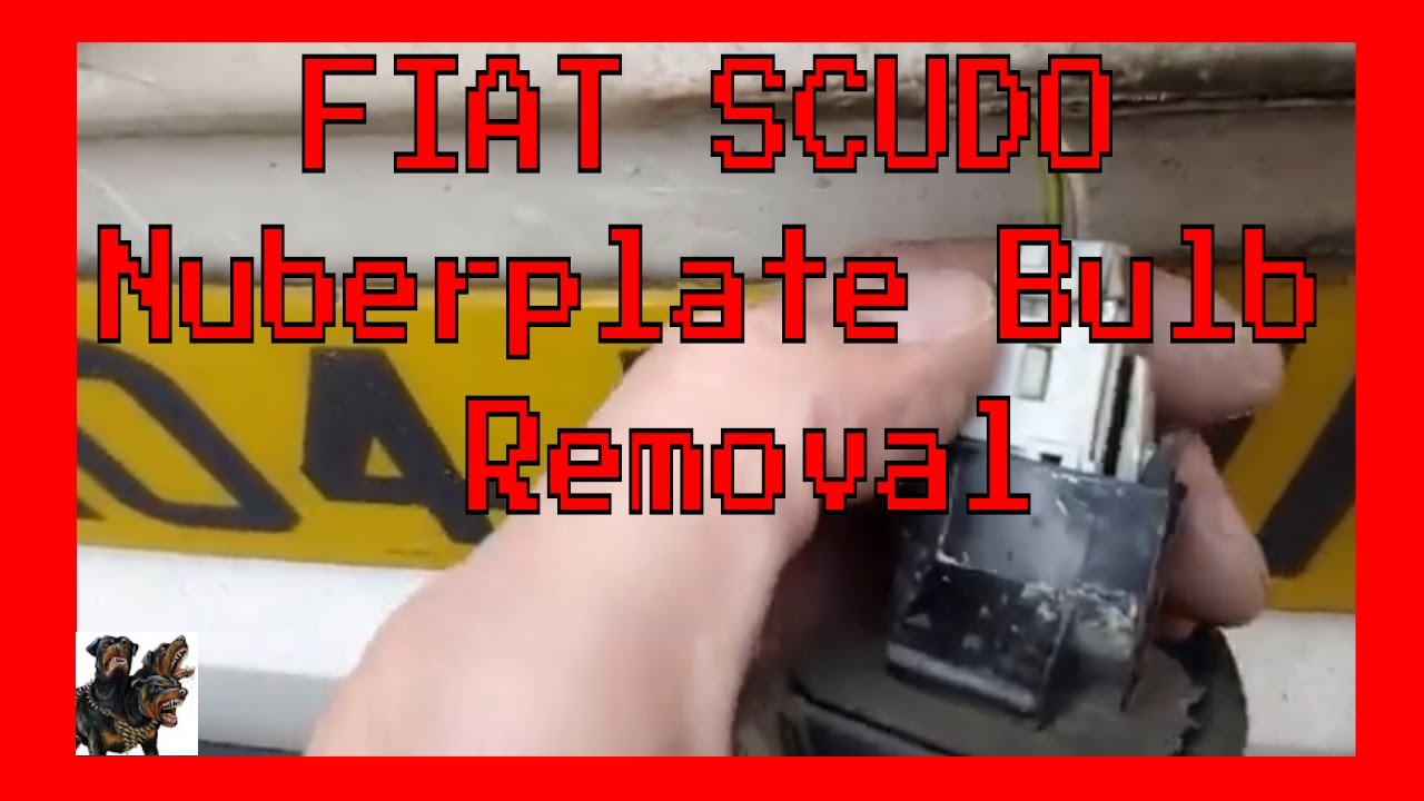 Number Plate Bulb Removal How To Change Bulb FIAT SCUDO YouTube number-plate-bulb-removal-how-to-change-bulb-fiat-scudo-youtube