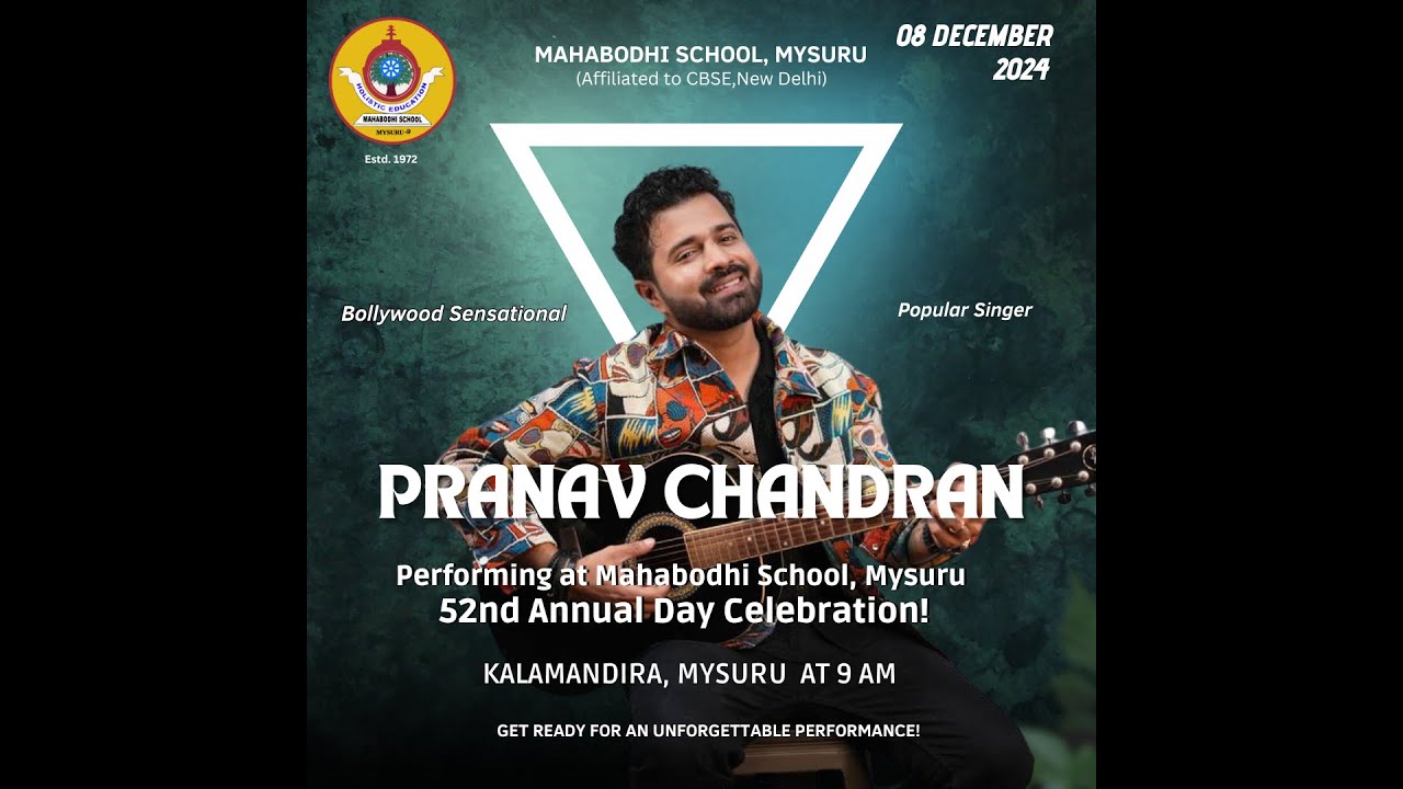 PRANAV CHANDRAN | Nadedide Sogasada | Bombe Helutaite | 52nd Annual Day ...