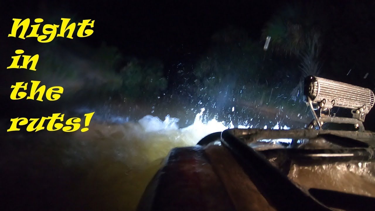 HONDA FOREMAN ATV night ride!! Florida, USA! - YouTube