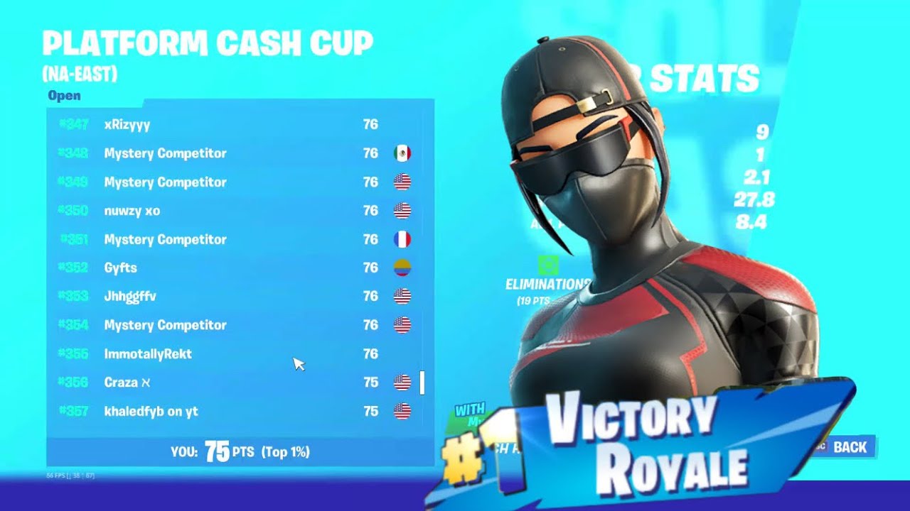 How I Placed 1% In The Platform Cup (console) - YouTube