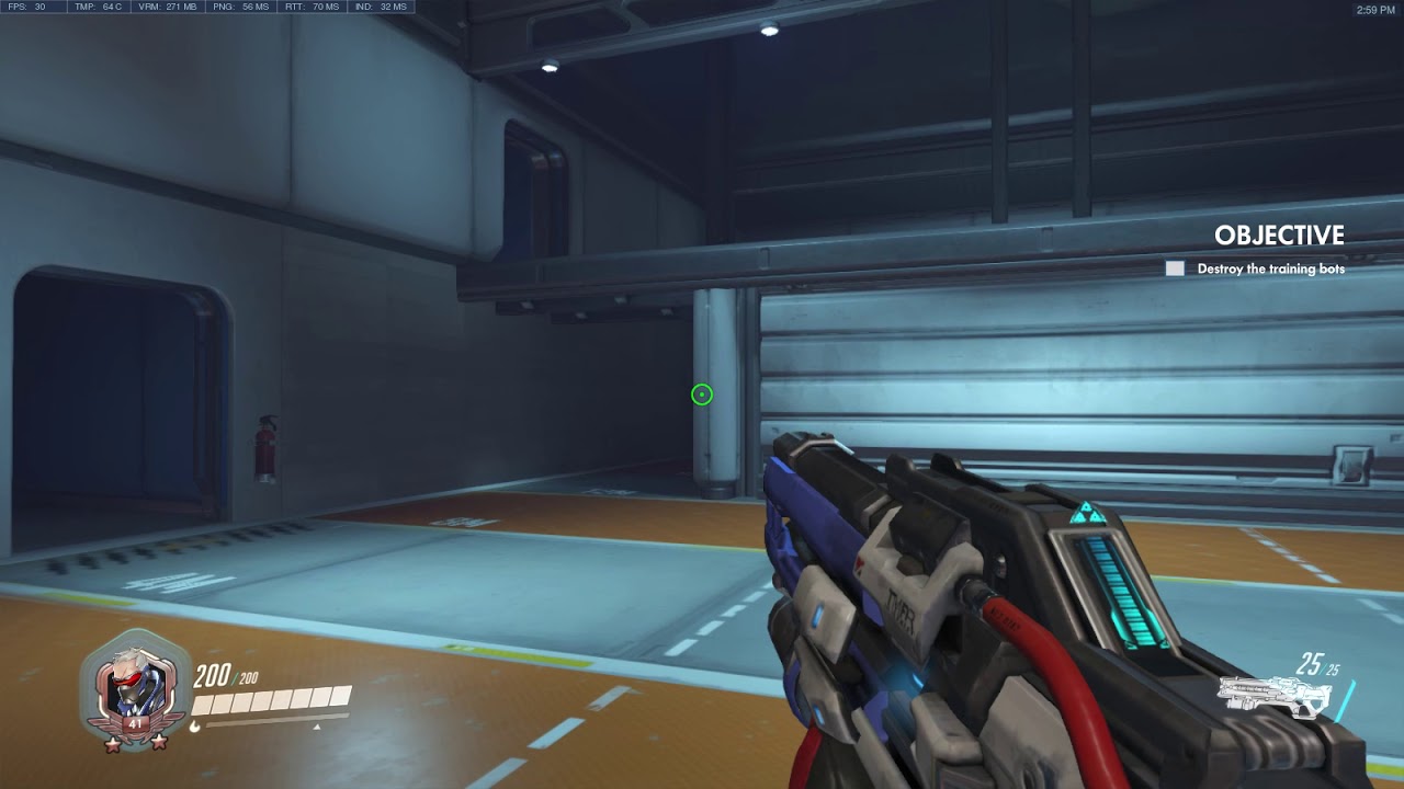 Stuck in tutorial's training room. Overwatch - YouTube