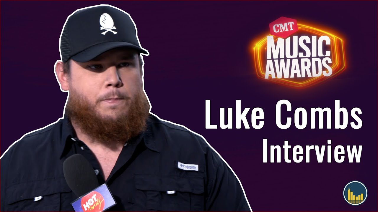 Luke Combs | 2021 CMT Music Awards Interview - YouTube