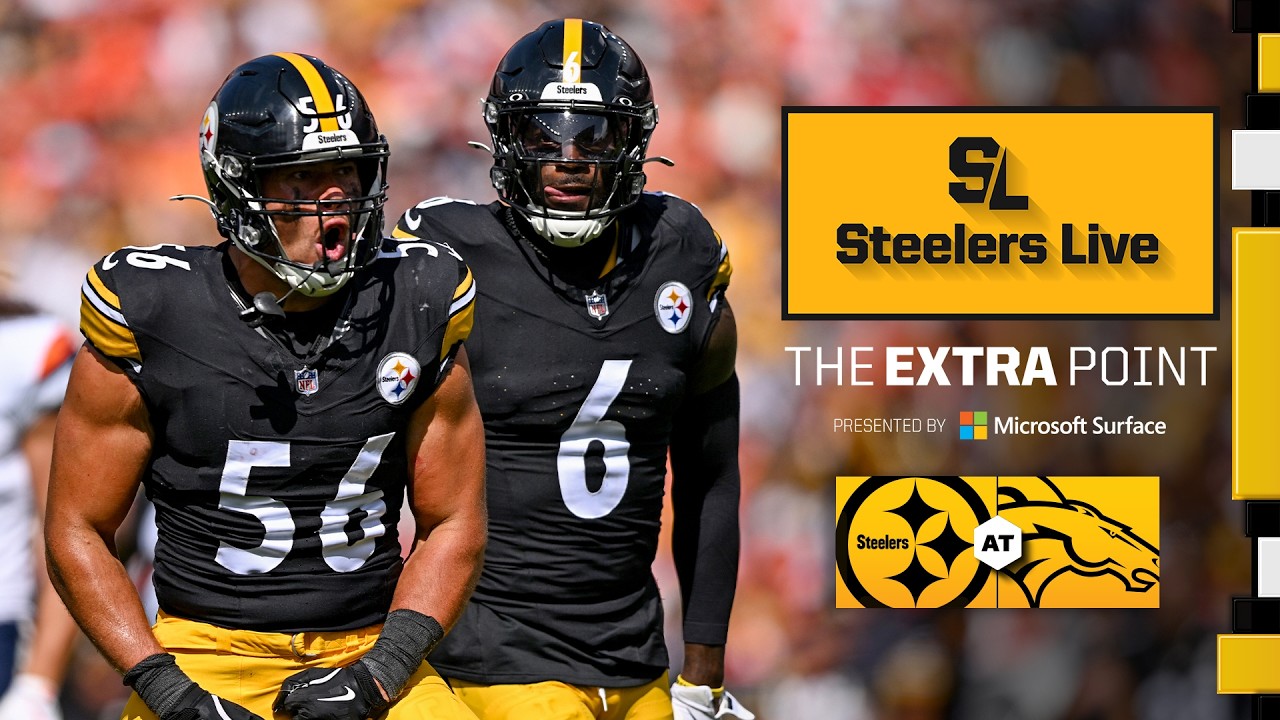 Steelers 13, Broncos 6 • Week 2 Recap | Steelers Live The Extra Point ...