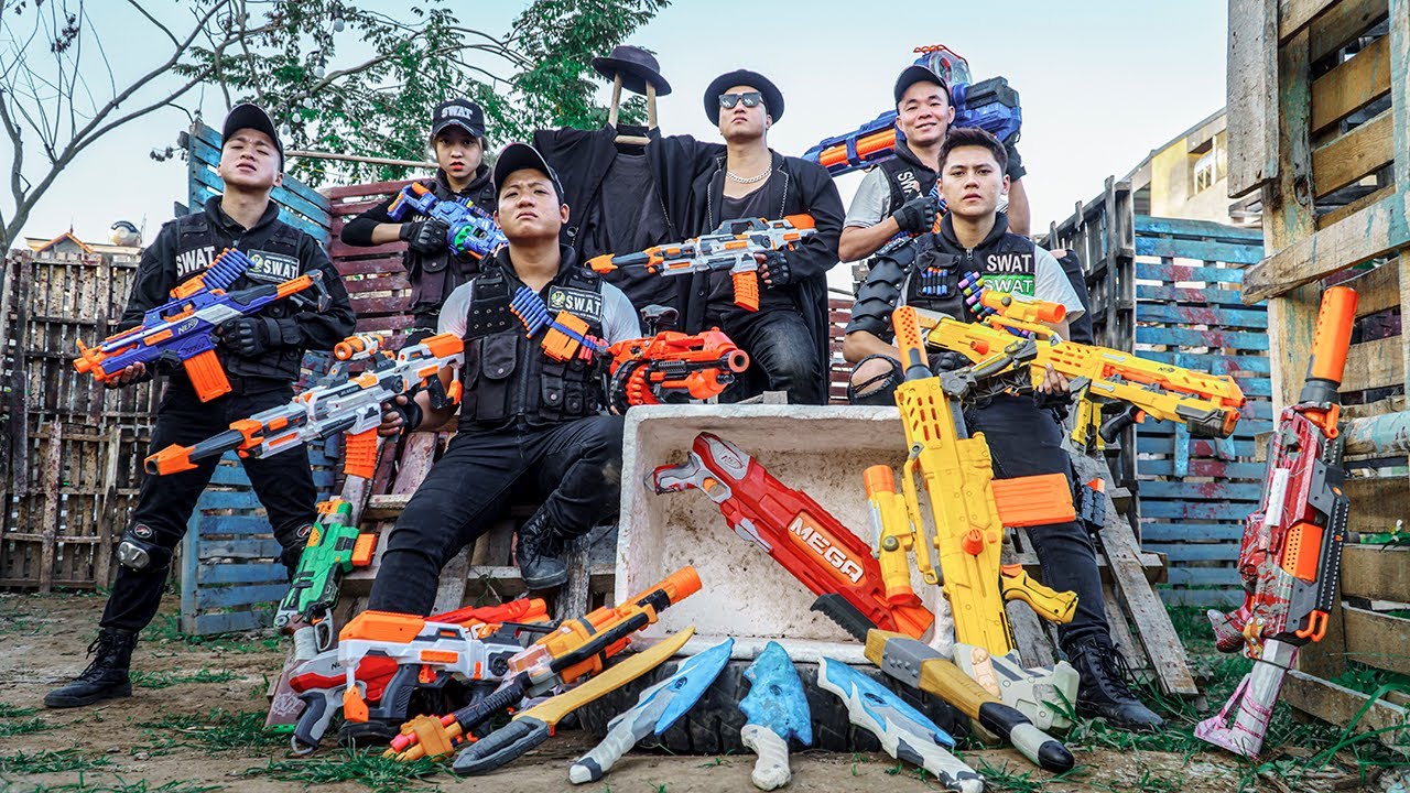 Alpha Nerf War : Special Mission, Alpha Warriors Use Nerf Guns To Fight ...
