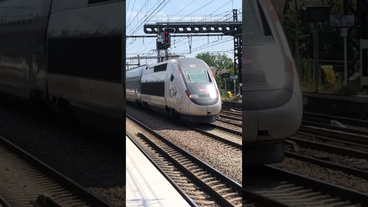 [TGV] Passage d’un TGV Duplex Carmillion #sncf #idfm #tgv - YouTube