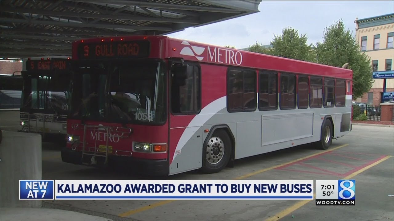 Kzoo Metro Transit awarded grant to buy new buses - YouTube