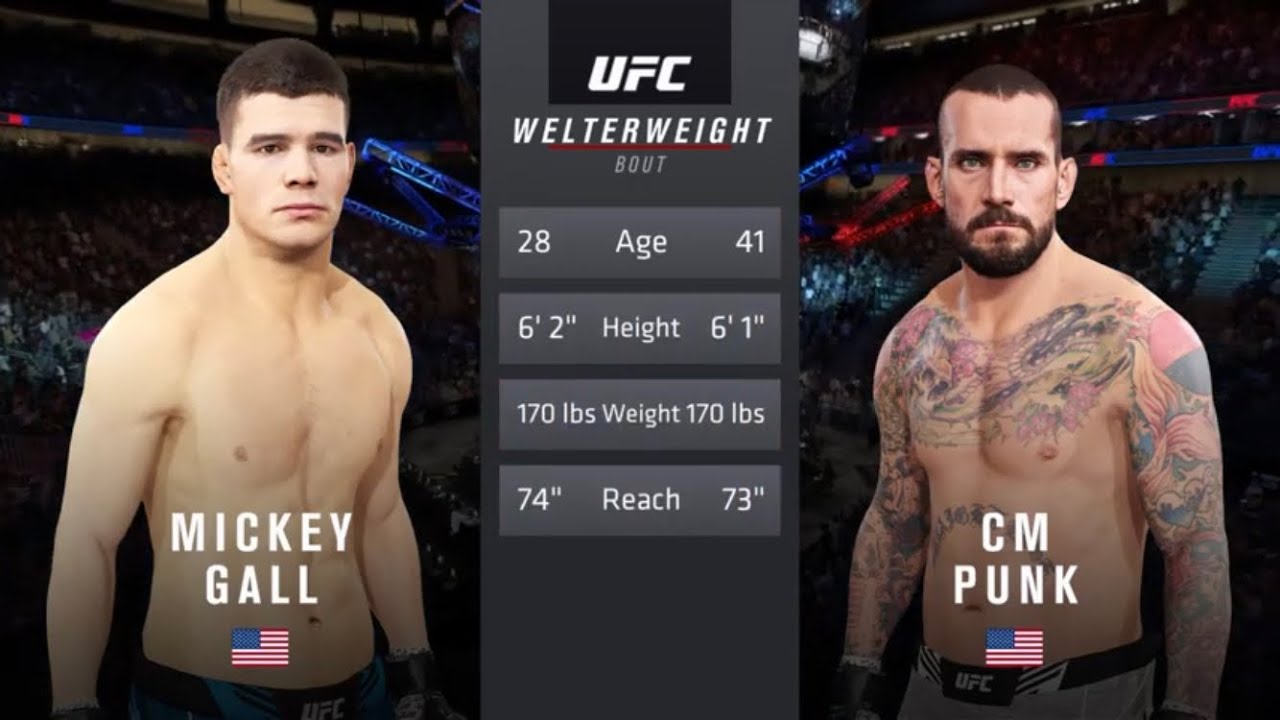 EA Sports UFC 4: UFC 203 - Mickey Gall vs. CM Punk - YouTube