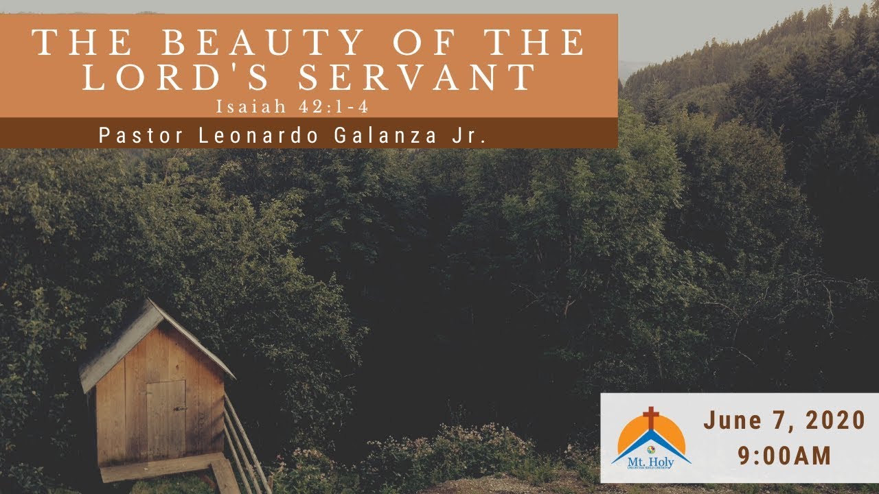 The Beauty of the Lord's Servant (Sunday Service) - YouTube